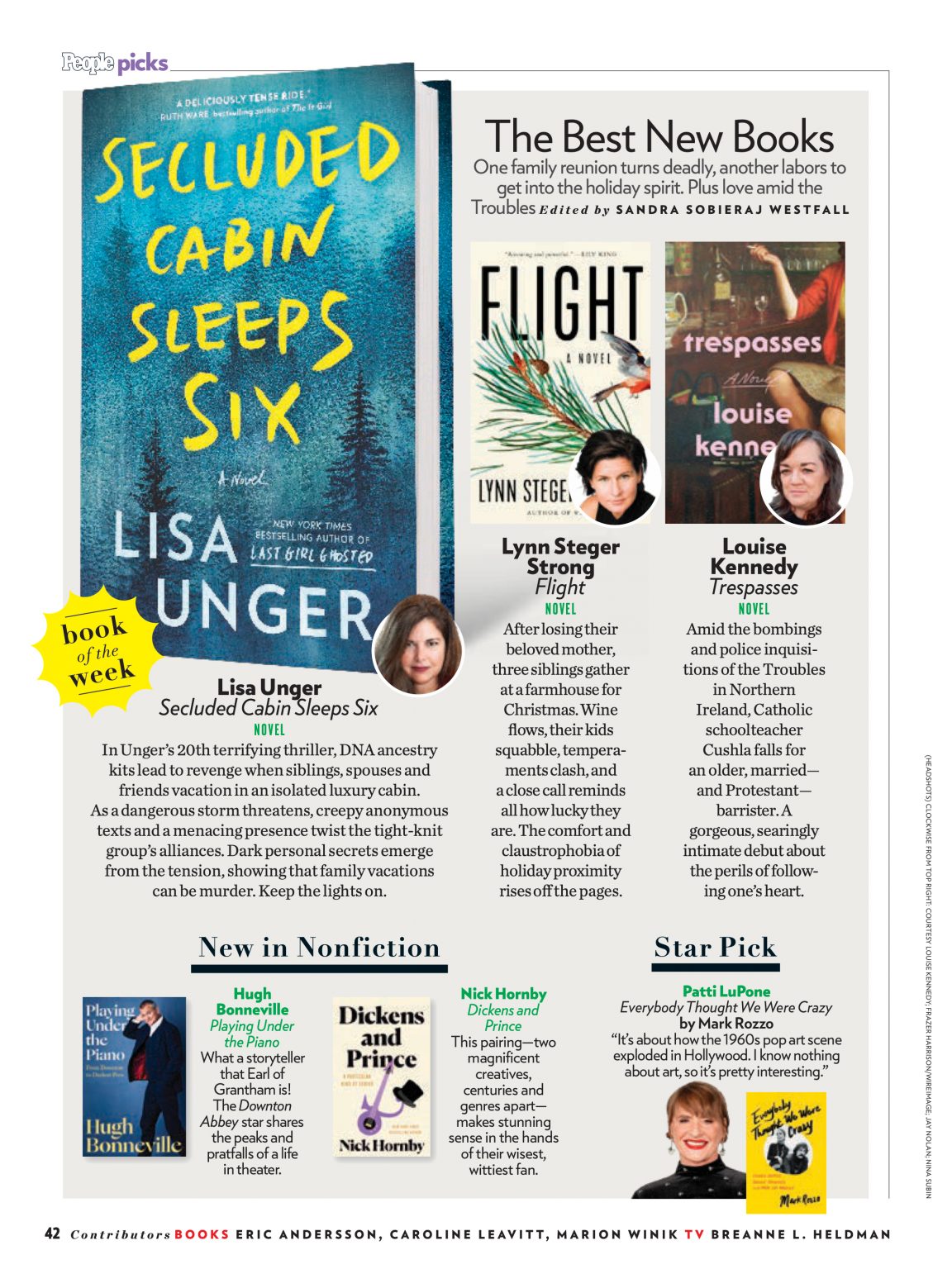 People Magazine Book of the Week! | Lisa Unger